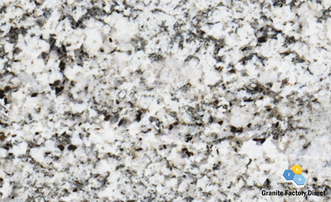 White Ice Granite Countertop and Island – Granite Factory Direct